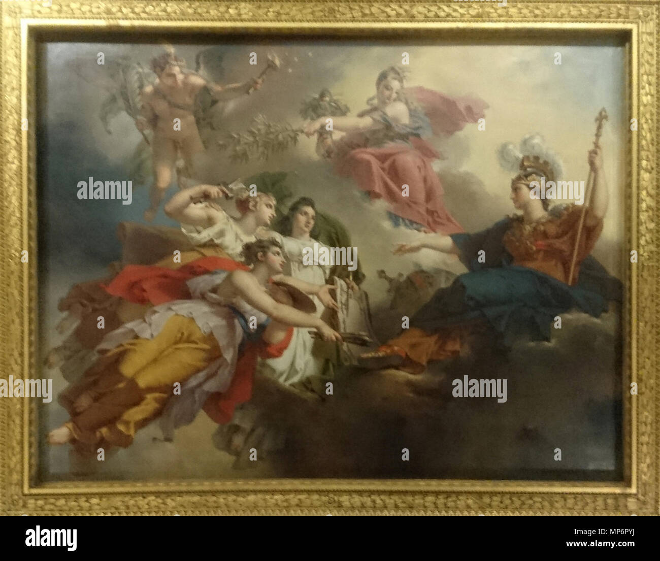 784 La France, sous les traits de Minerve, protégeant les Arts ...