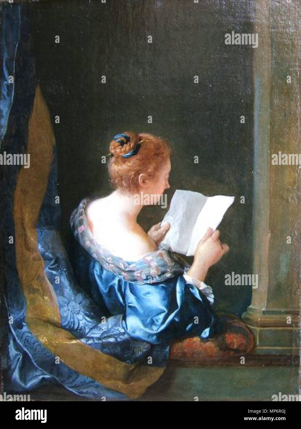Woman reading 18th century painting hi-res stock photography and images ...