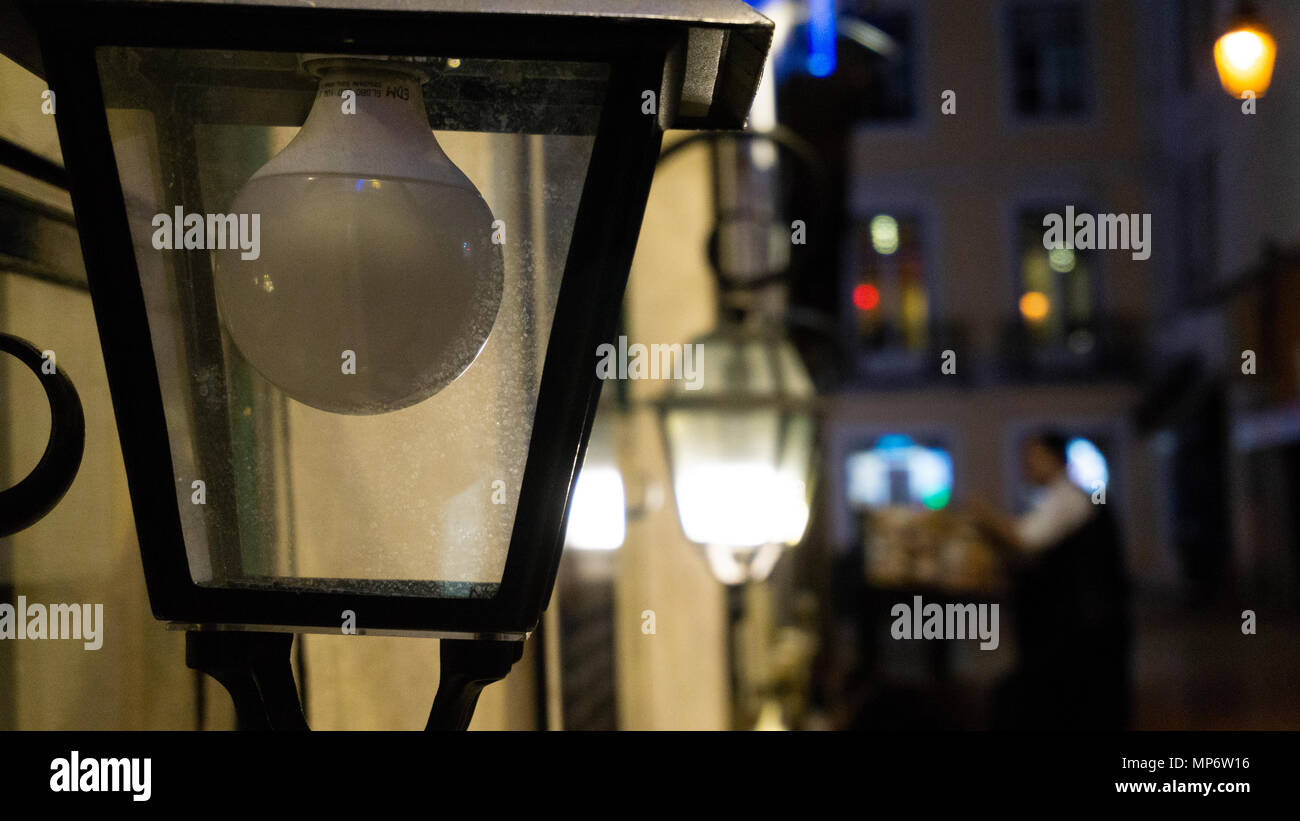 Vintage outdoor lamp hi-res stock photography and images - Alamy