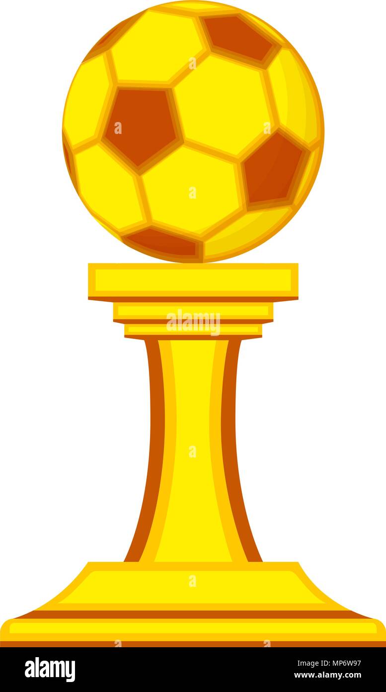 Colorful cartoon soccer ball winner award Stock Vector Image & Art - Alamy