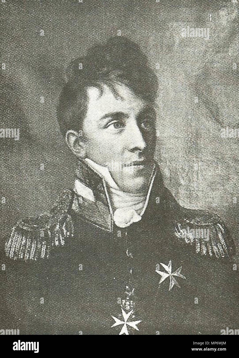 Graf Andreas Conrad Peter zu Rantzau . portrait of Graf Andreas Conrad ...