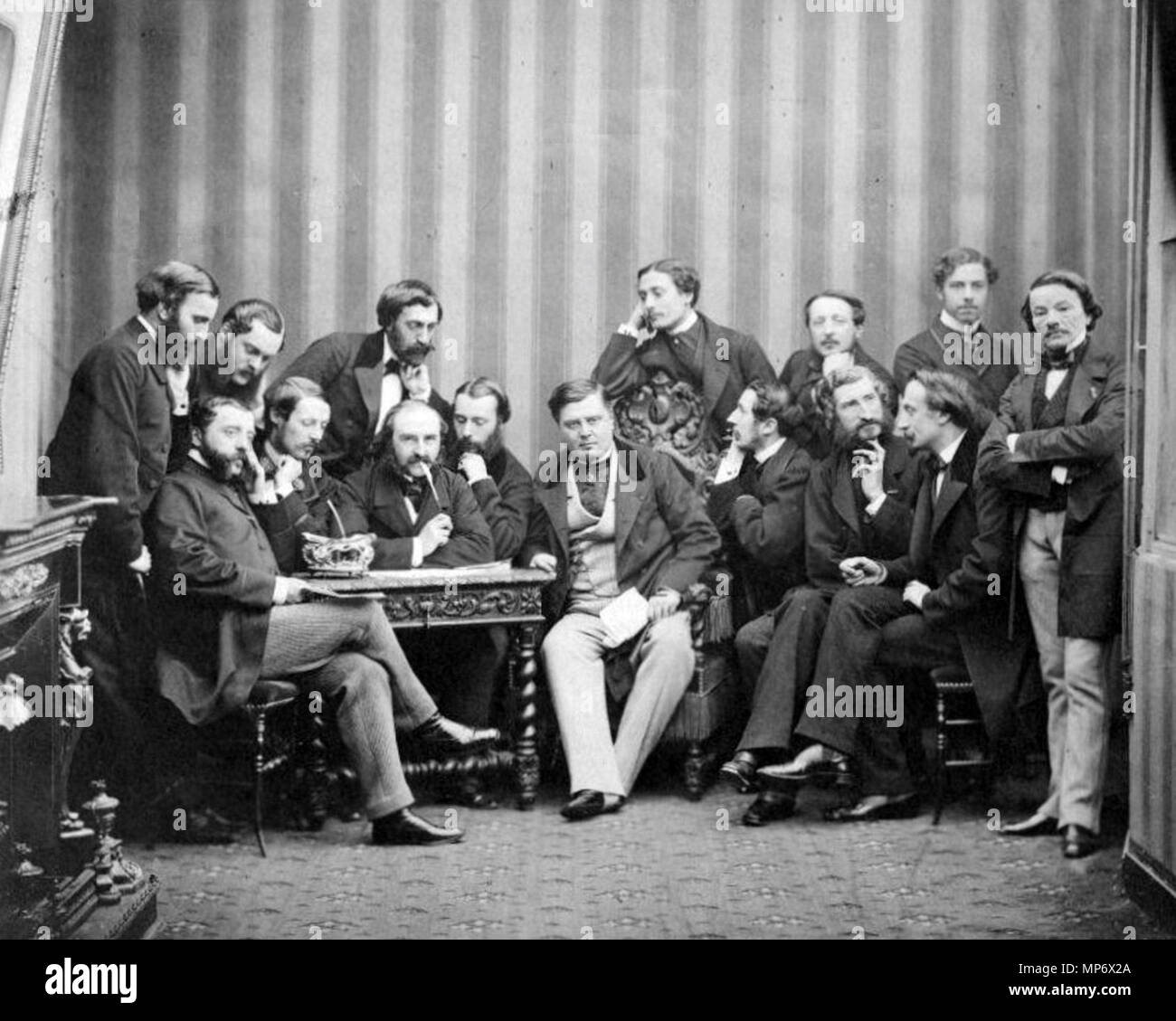 1249 Le cabinet ministériel du comte Alexandre Walewski (1859 Stock ...
