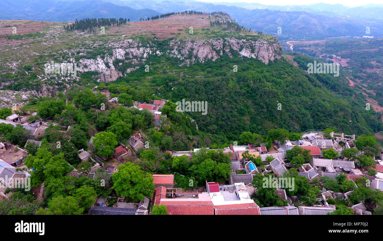 Laiwu, Laiwu, China. 21st May, 2018. Laiwu, CHINA-21st May 2018:Aerial ...