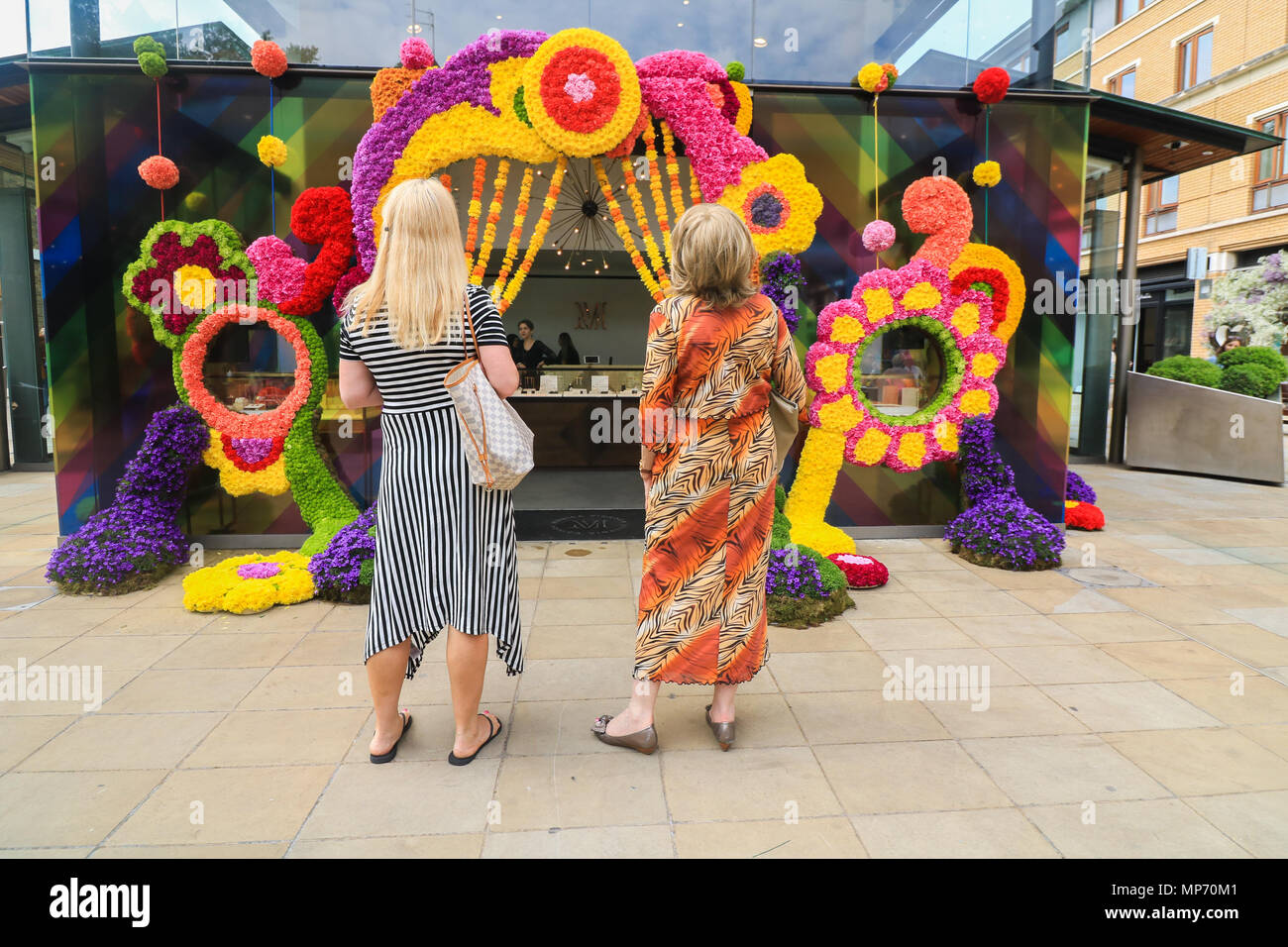 Chelsea Flower Show Gardens Design High Resolution Stock Photography ...