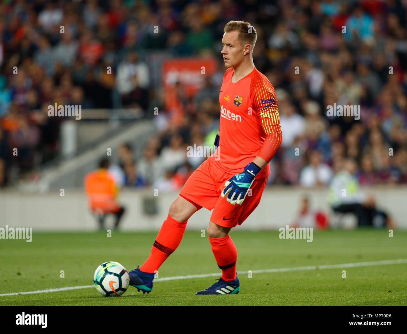 Barcelona, 20th May: Marc-Andre ter Stegen goalkeeper of FC Barcelona ...