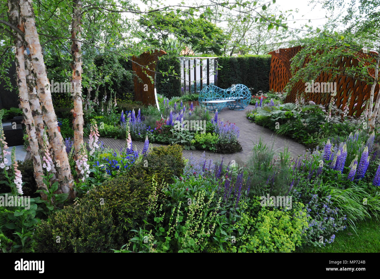 London, UK. 21st May 2018. The David Harber and Savills Garden ...