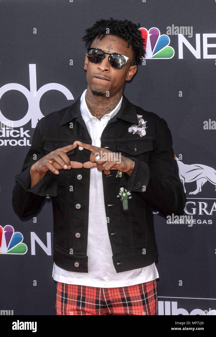 Las Vegas, NV, USA. 20th May, 2018. 21 Savage at the 2018 Billboard ...