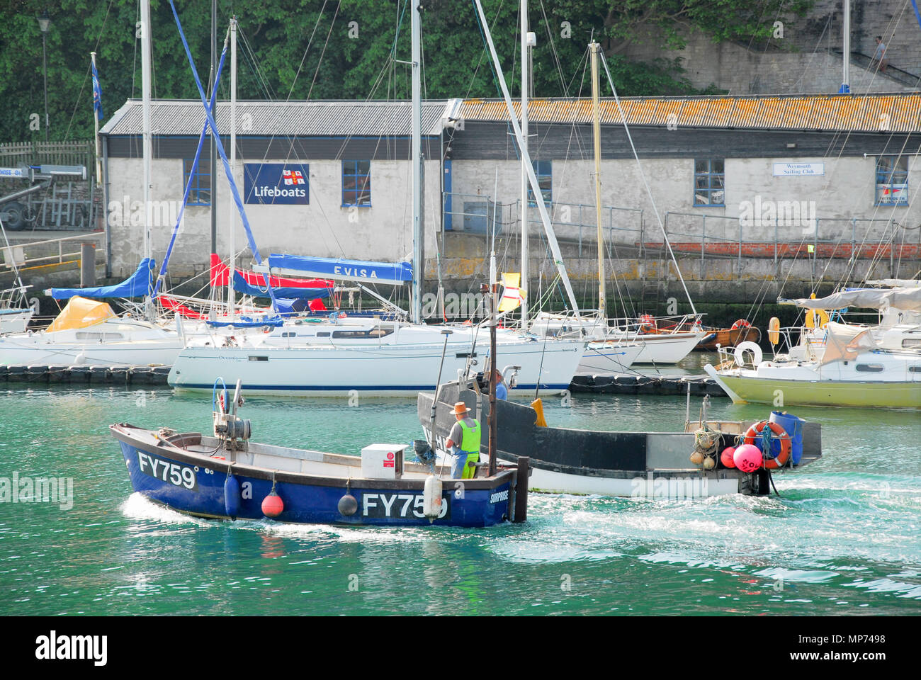 Weymouth. 21st May 2018. The weekend's gorgeous weather continues into ...