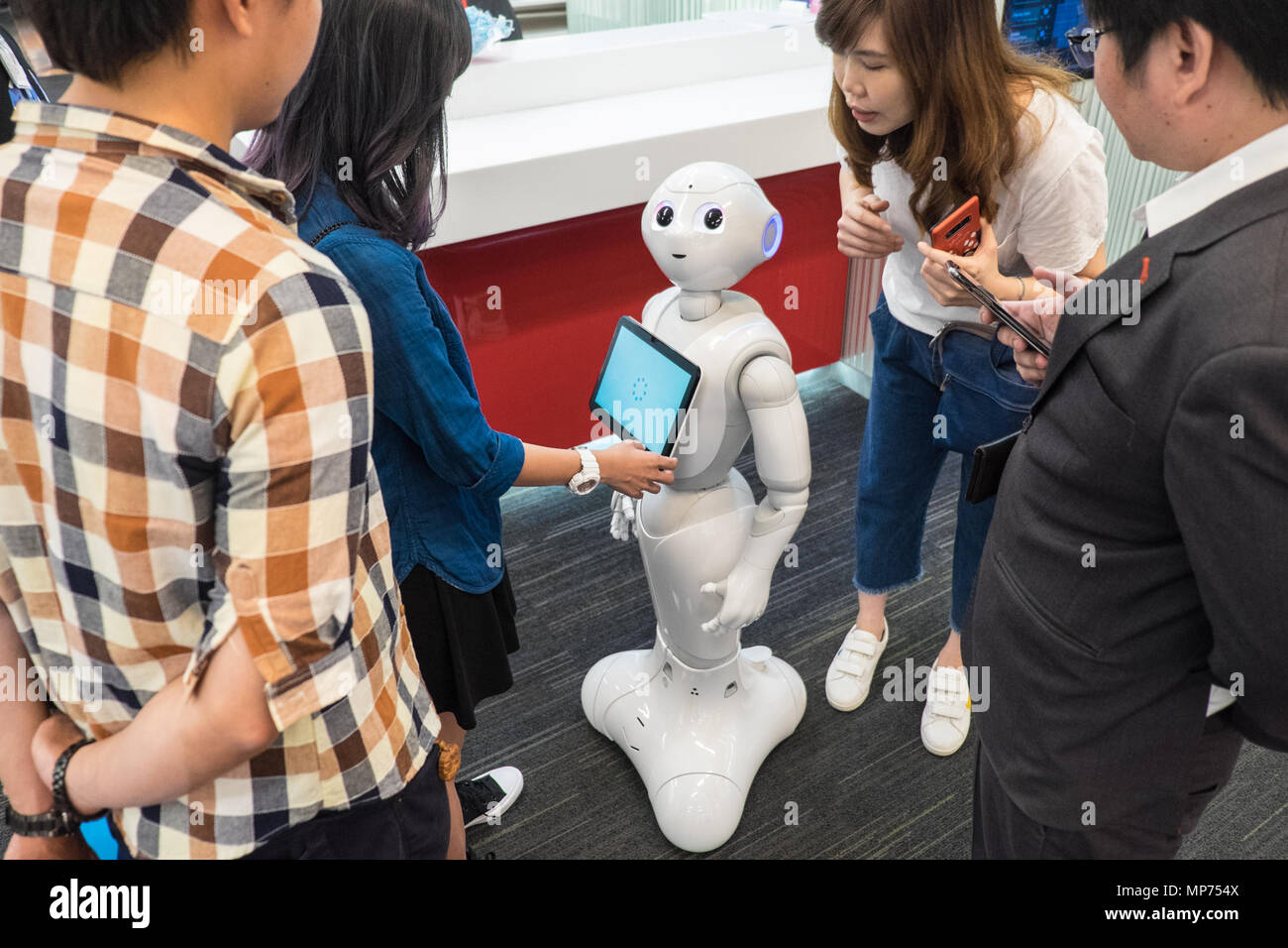 Humanoid robot pepper hi-res stock photography and images - Alamy