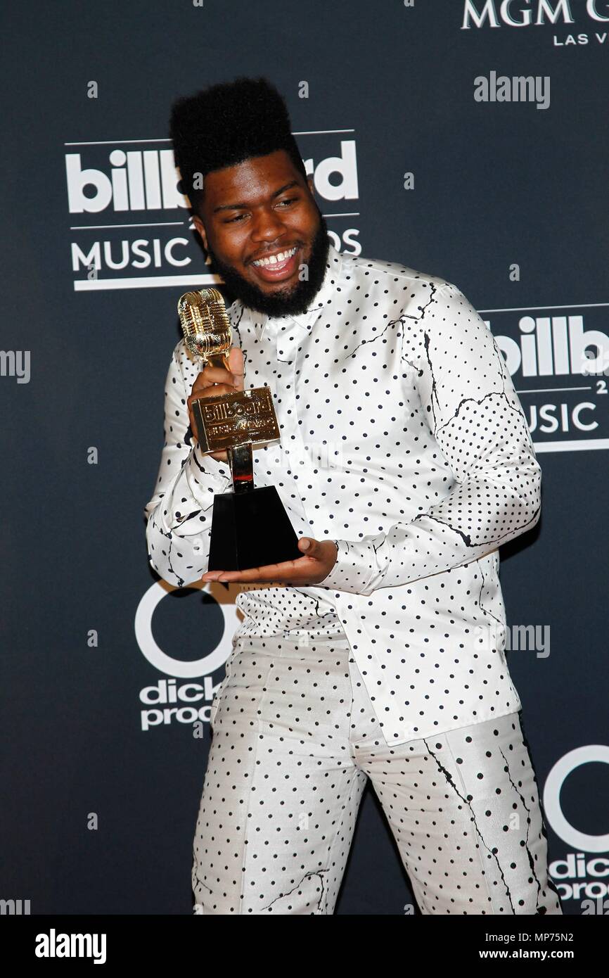 Las Vegas, NV, USA. 20th May, 2018. Khalid in the press room for 2018 ...