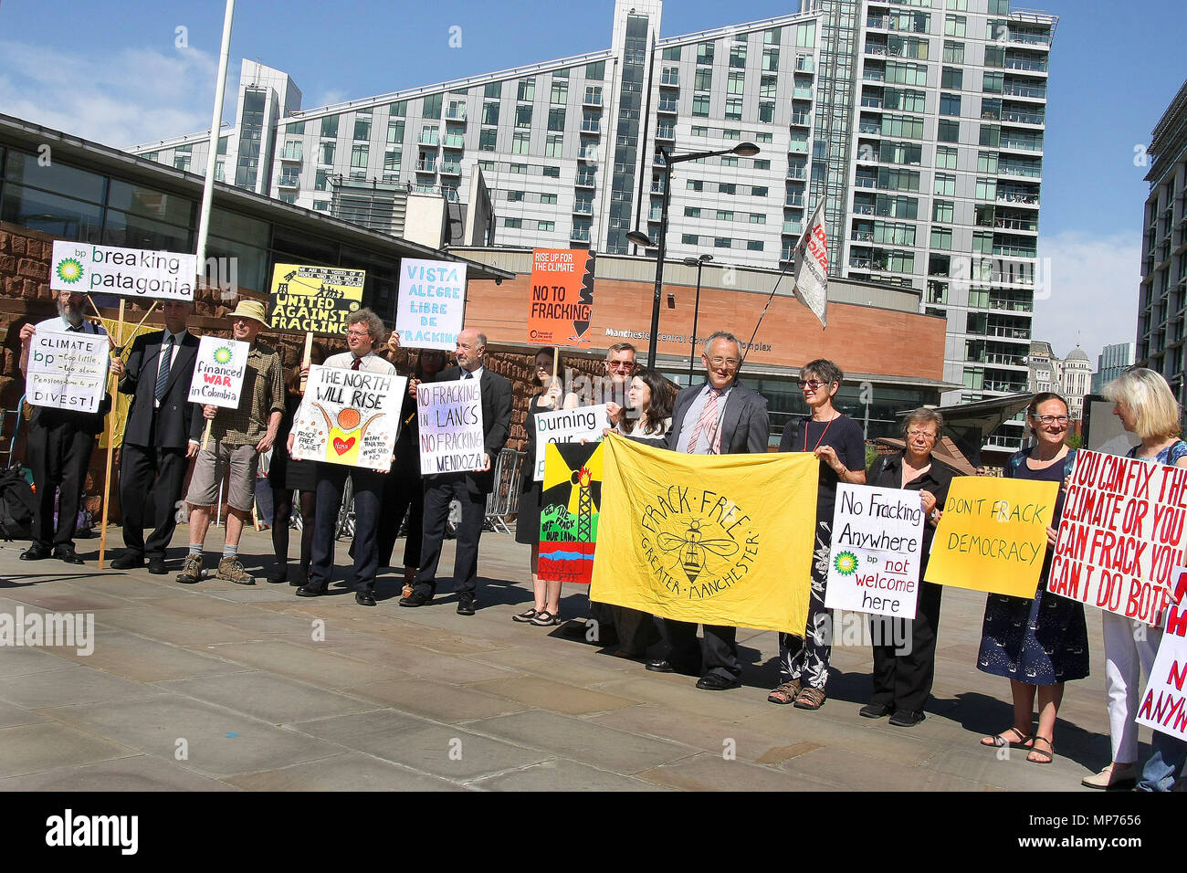 Protesters stage a Demonstration against BP (British Petroleum) outside ...