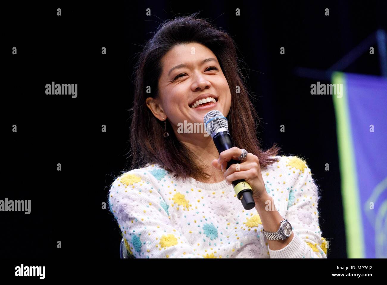 Bonn, Deutschland. 19th May, 2018. Grace Park at FedCon 27 at the ...