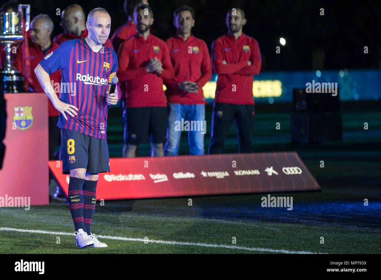 Celebration of league champions and farewell party andres iniesta hi ...