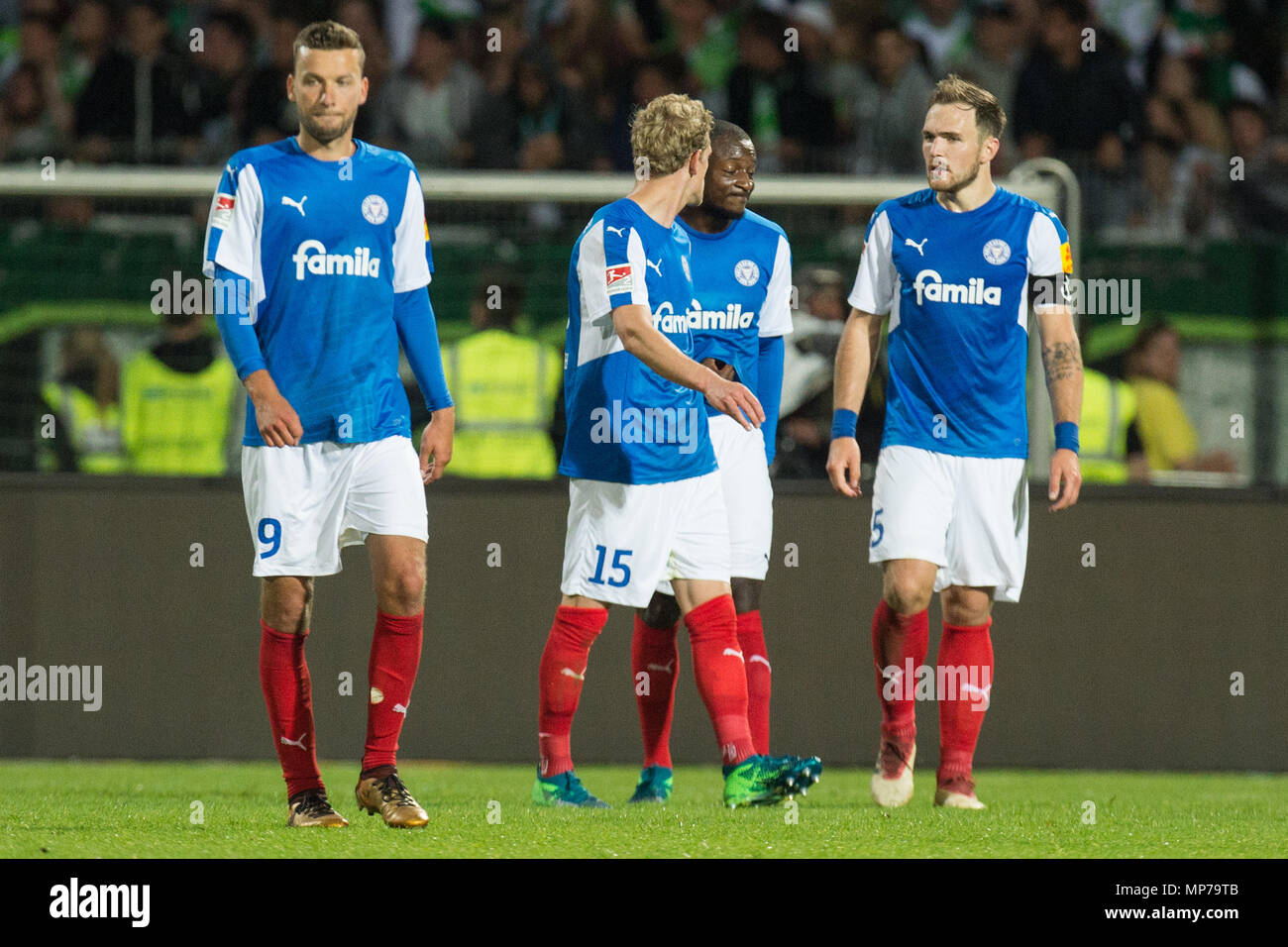 Keel, Deutschland. 22nd May, 2018. From left to right: Tom WEILANDT (KI ...