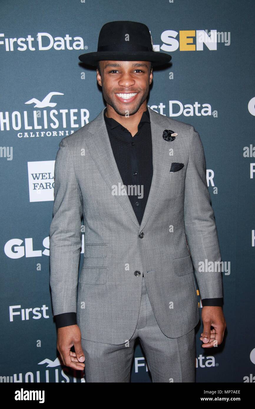 New York, NY, USA. 21st May, 2018. Dyllon Burnside at GLSEN's 2018 ...