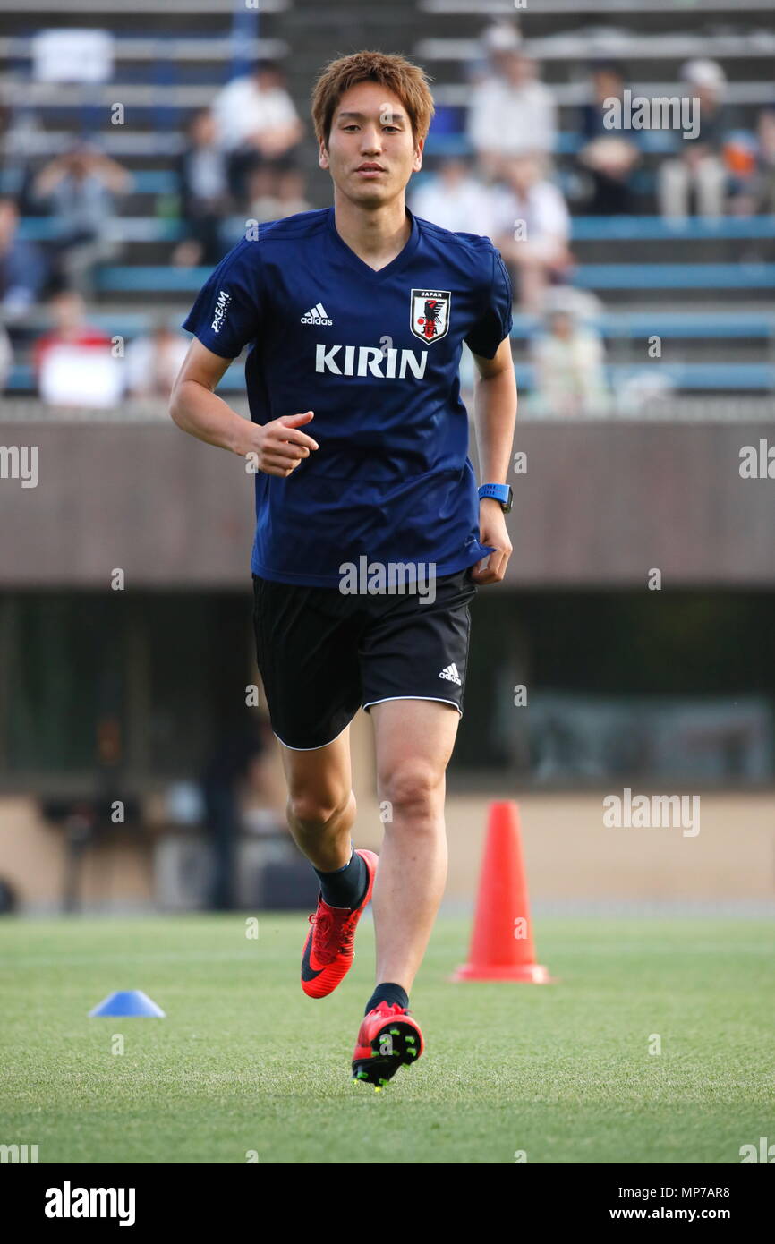 Frontier soccer field, Chiba, Japan. 21st May, 2018. Genki Haraguchi ...