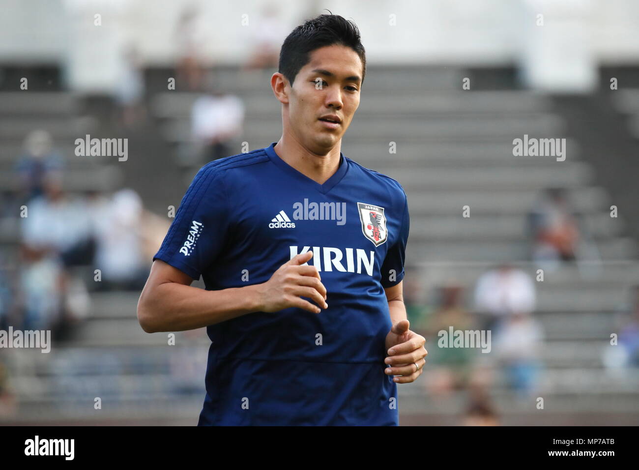 Frontier soccer field, Chiba, Japan. 21st May, 2018. Yoshinori Muto ...