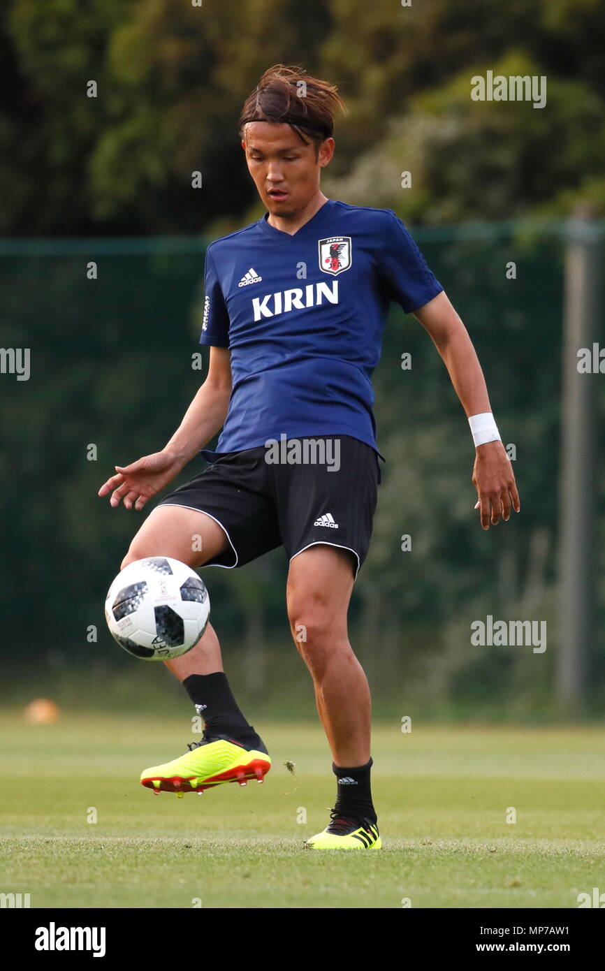 Frontier soccer field, Chiba, Japan. 21st May, 2018. Takashi Usami (JPN ...
