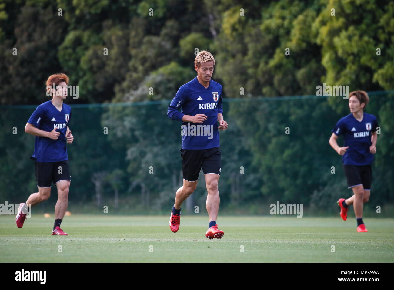 Frontier soccer field, Chiba, Japan. 21st May, 2018. Keisuke Honda (JPN) Football/Soccer : Japan ...