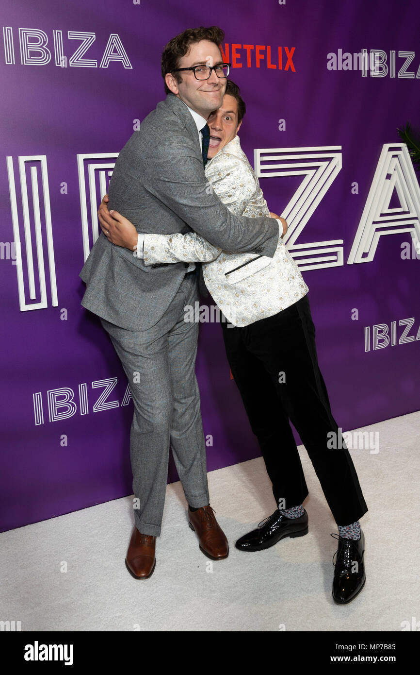 New York, USA - May 21, 2018: Humphrey Ker and Augustus Prew wearing ...