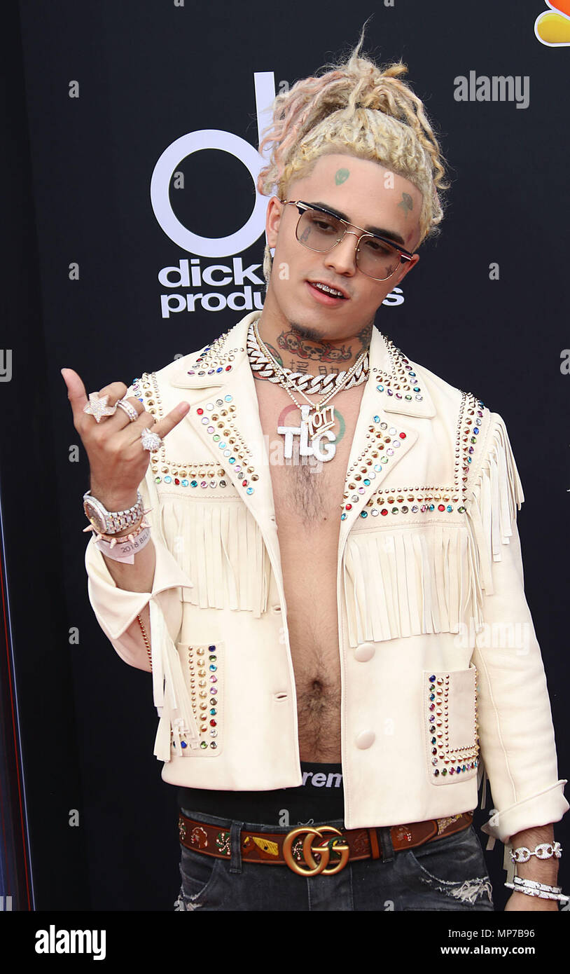 Las Vegas, Nevada, USA. 21st May, 2018. Rapper Lil Pump attends the ...
