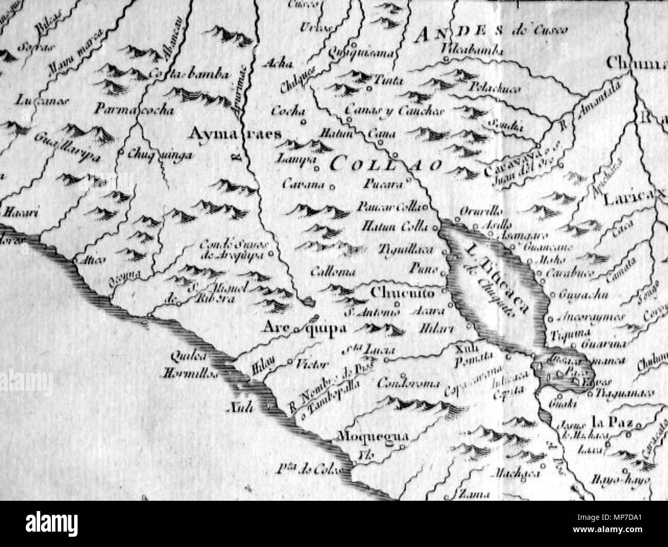 Map of titicaca hi-res stock photography and images - Alamy