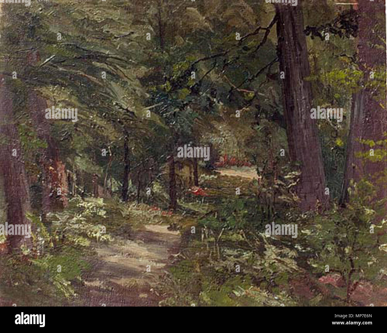 . Potecă în pădure 672 Ion Andreescu - Poteca in padure Stock Photo - Alamy