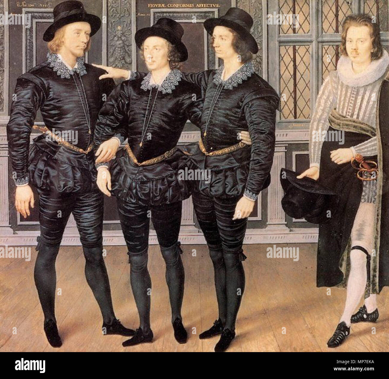 English: The Three Brothers Brown . English: portrait of Anthony Maria ...