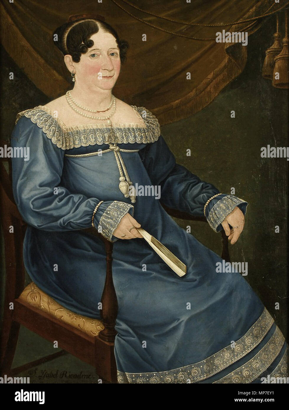 Portrait of Isabel Riquelme Meza (1758-1839). Madre del Libertador de ...