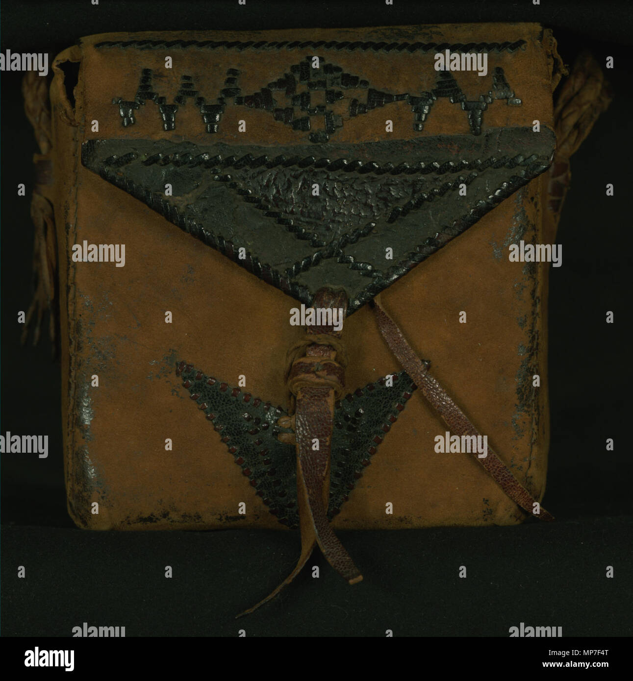 Anonymous (African). 'Binding from Koran,' 19th century. boards ...