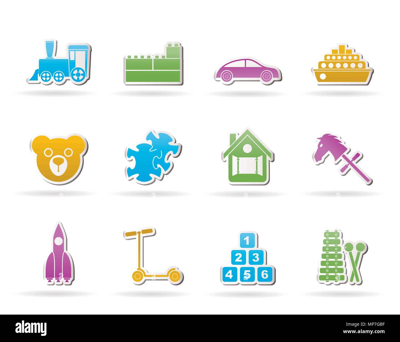 Doll house vector Cut Out Stock Images & Pictures - Alamy