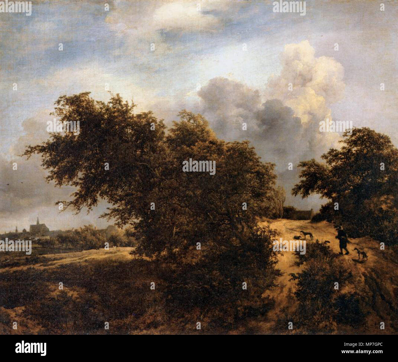 The Thicket (Path in the Haarlem Dunes) circa 1649. 682 Jacob Isaacksz ...