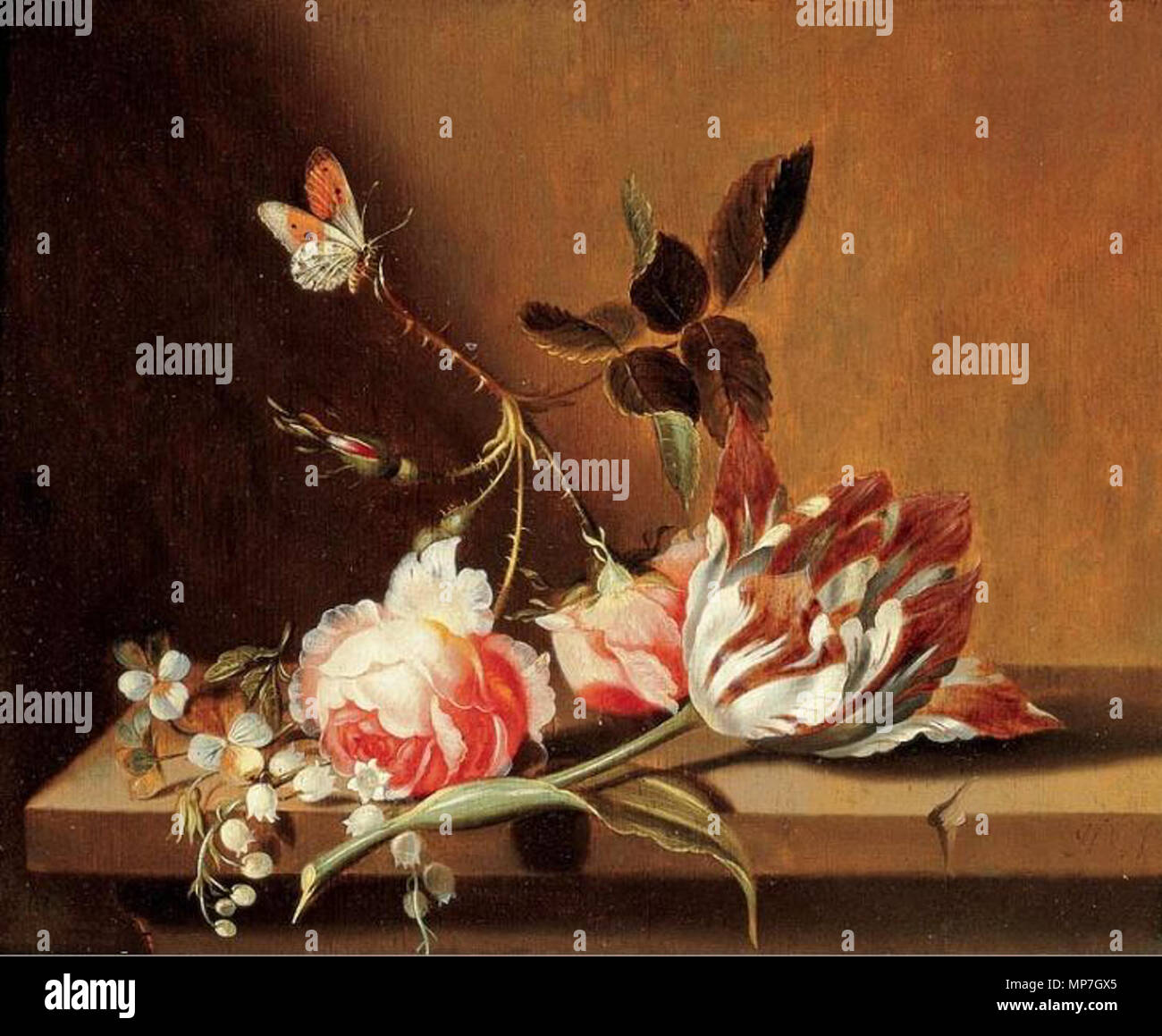 . English: Flower still life . circa 1645. Jacob Marrel (1613/1614–1681 ...
