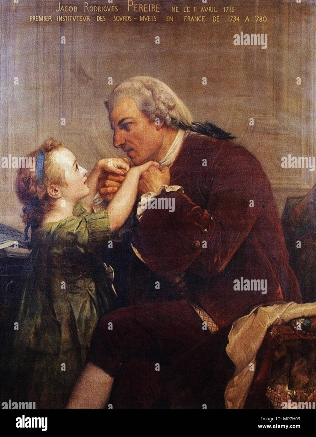 . English: Jacob Rodrigues Pereira (1715-1780), a Portuguese academic ...