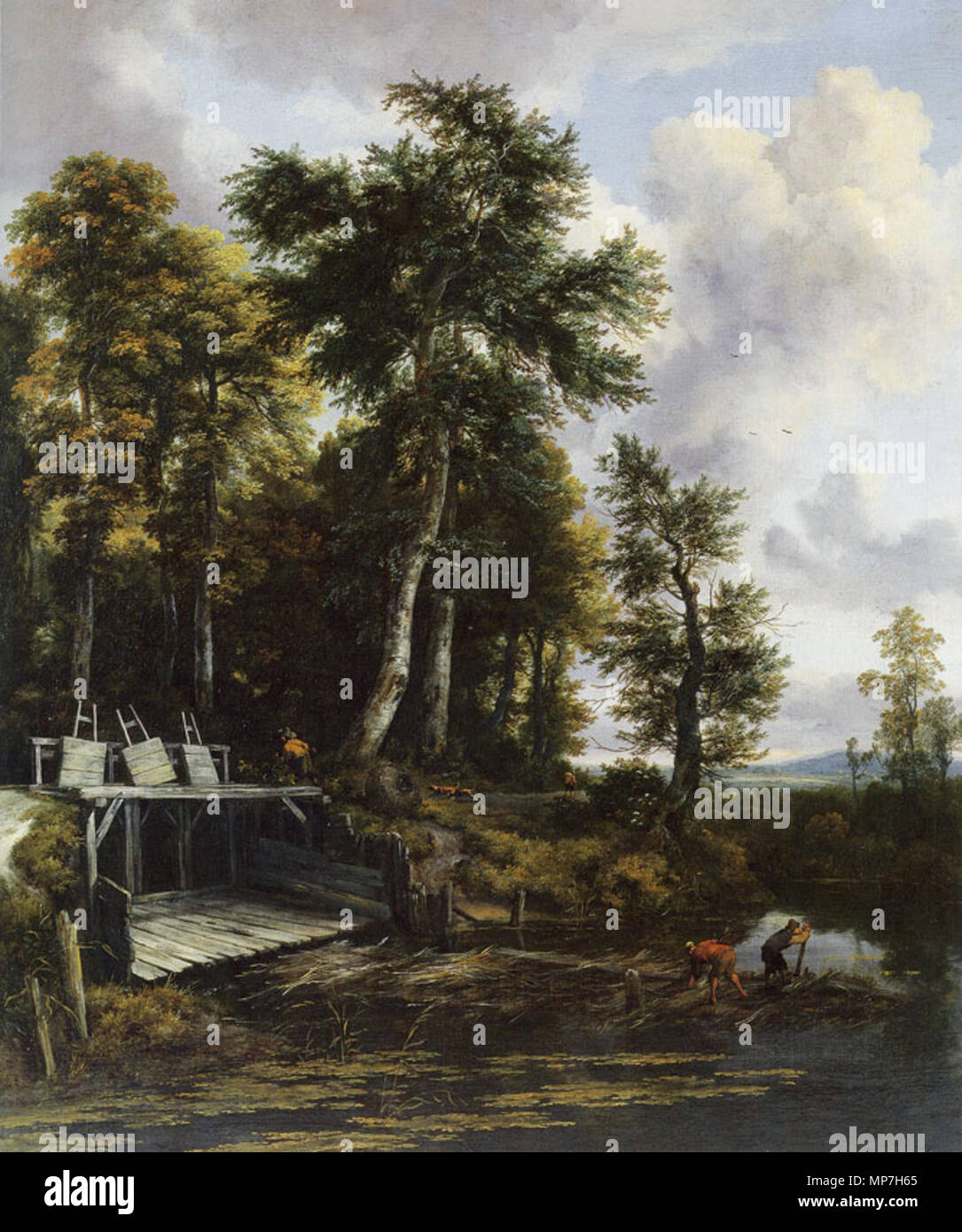 Landscape with a Sluice Gate. English: Landscape with a Sluice Gate ...
