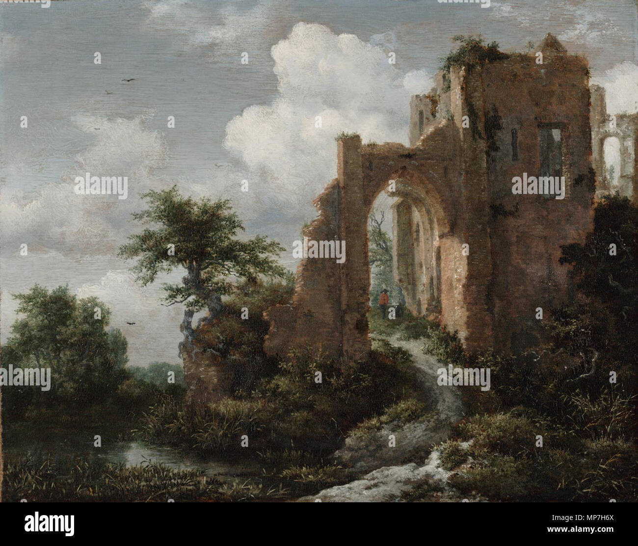 Ruins of Brederode. English: Entrance Gate of the Castle of Brederode ...