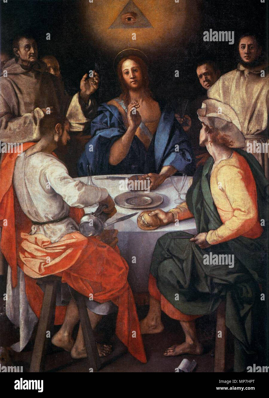 Supper at Emmaus 1525. 687 Jacopo Pontormo - Supper at Emmaus ...
