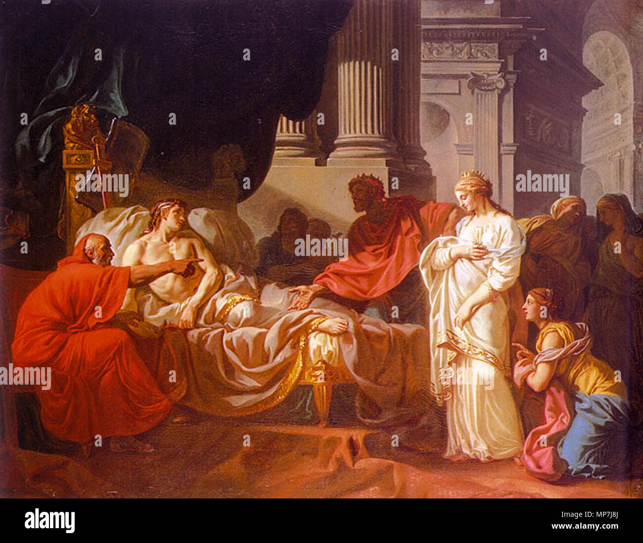 Antiochus and Stratonica 1774. 688 Jacques - Louis David - Antiochus ...