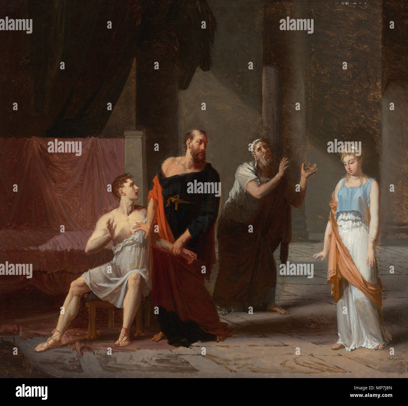 English: Antiochus and Stratonice Unknown date. 688 Jacques Antoine ...