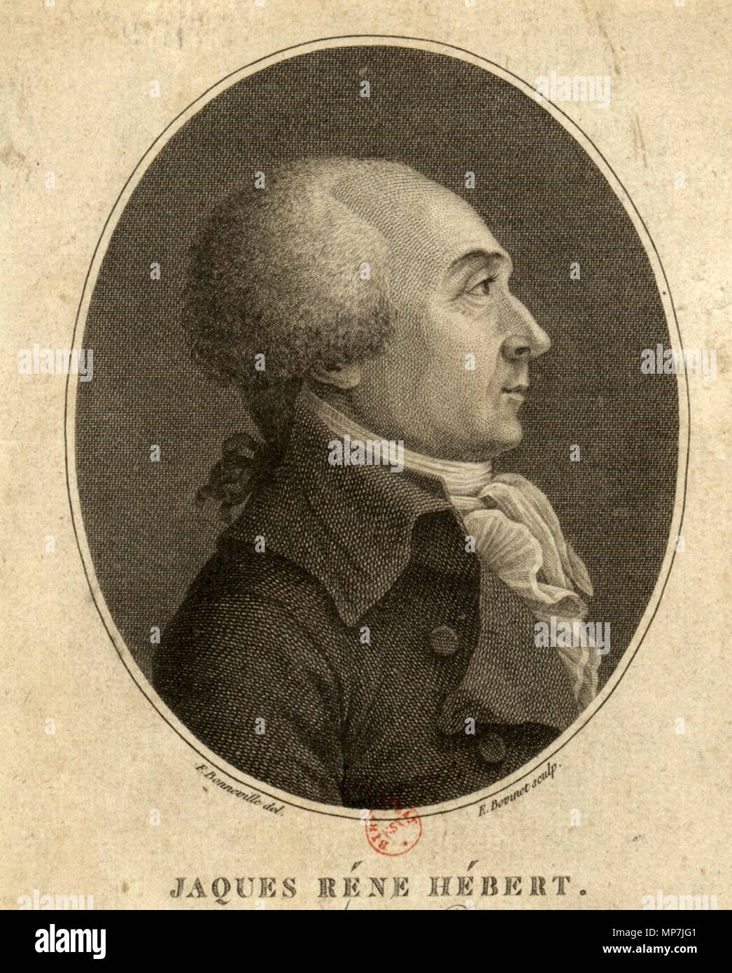 689 Jacques René Hébert Stock Photo - Alamy