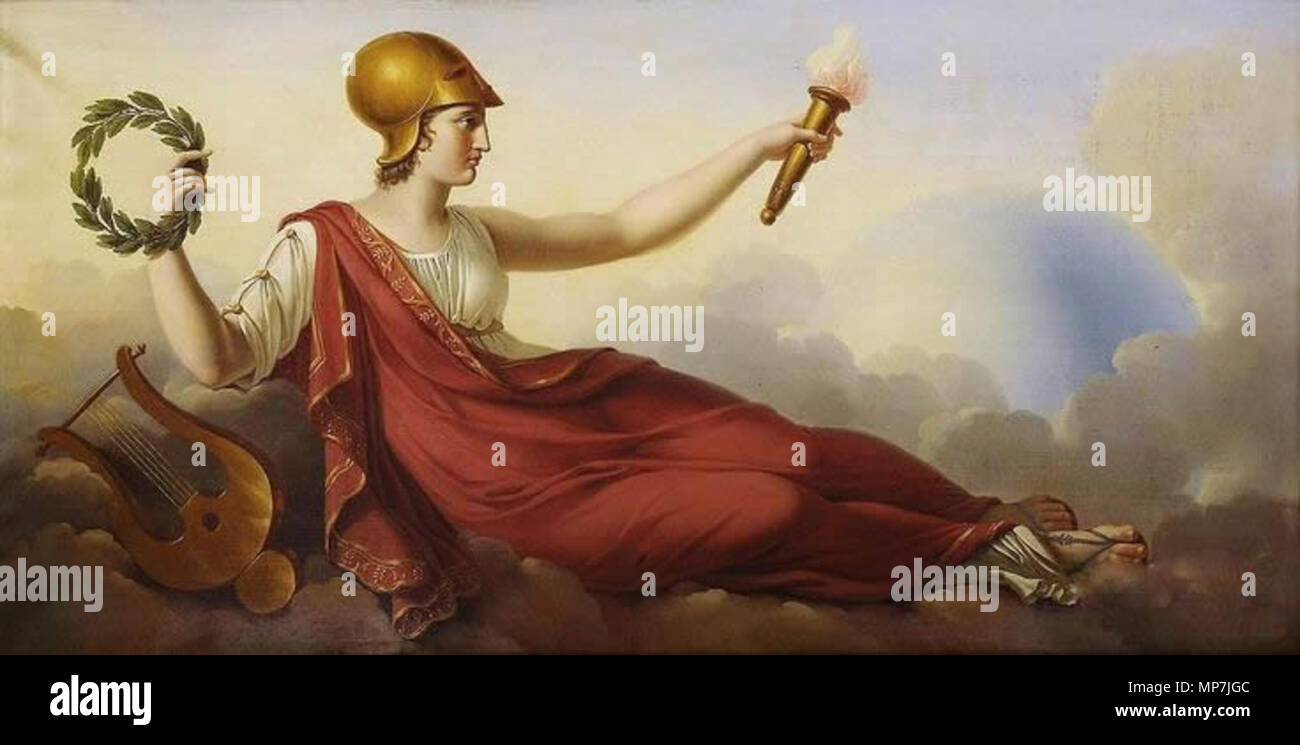 English: Minerva 19th century. Jacques Louis Dubois (French. 1768-1843 ...