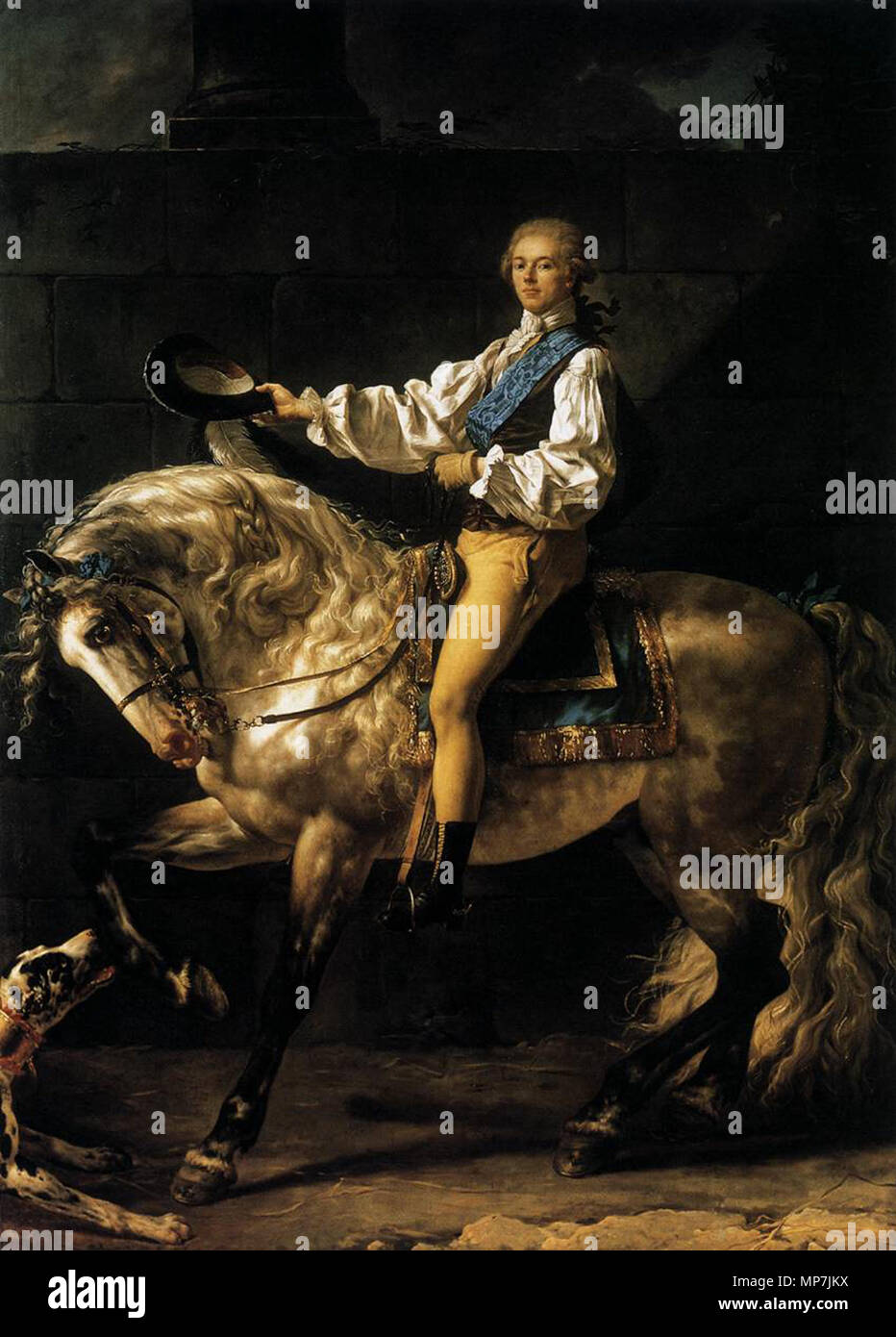 Count Potocki 1781. 690 Jacques-Louis David - Count Potocki - WGA06047 ...