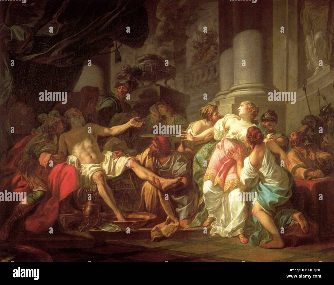 The Death of Seneca 1773. 690 Jacques-Louis David - The Death of Seneca ...