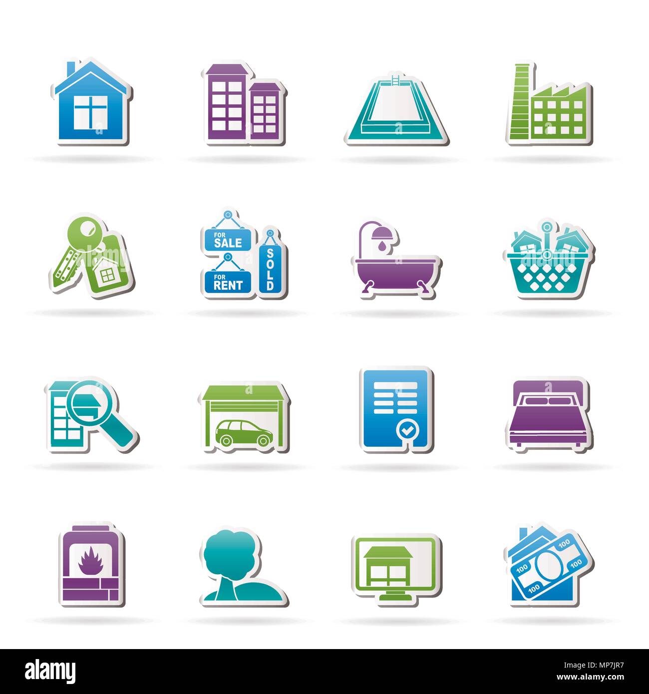 Real estate finance and transportation Stock Vector Images - Alamy