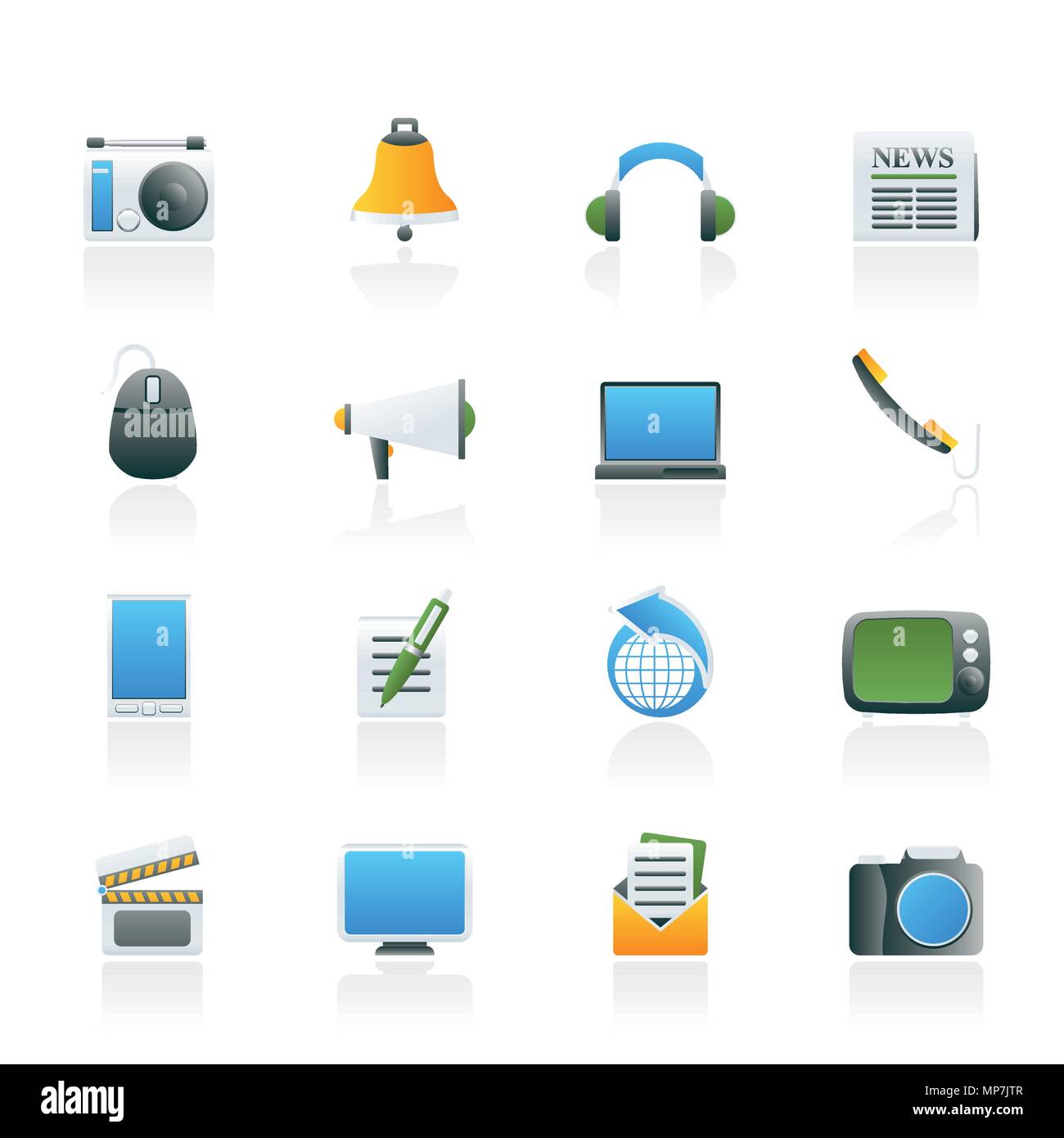 Envelope multimedia media Stock Vector Images - Alamy