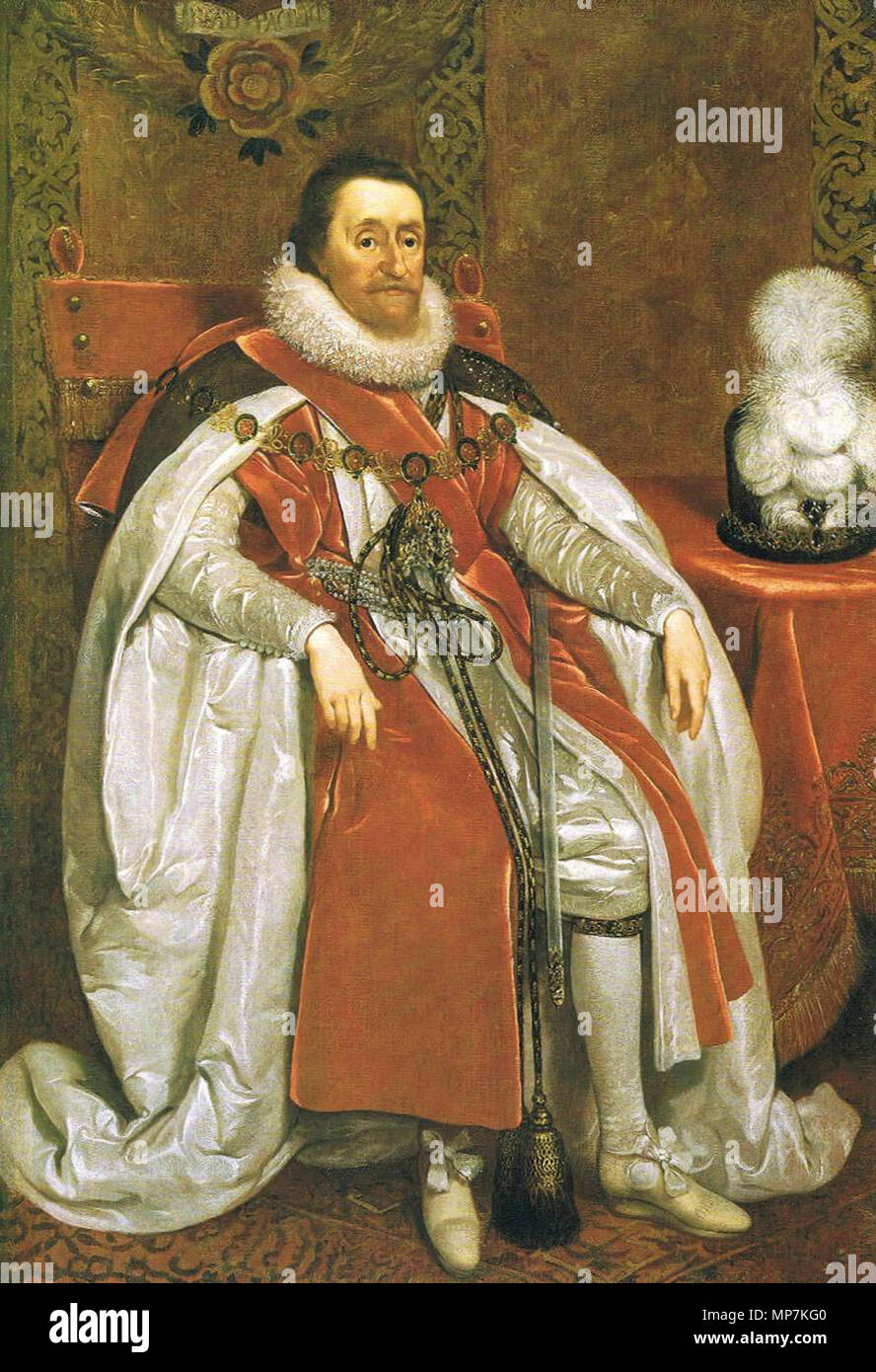 . English: King James I of England and VI of Scotland by Daniel Mytens ...