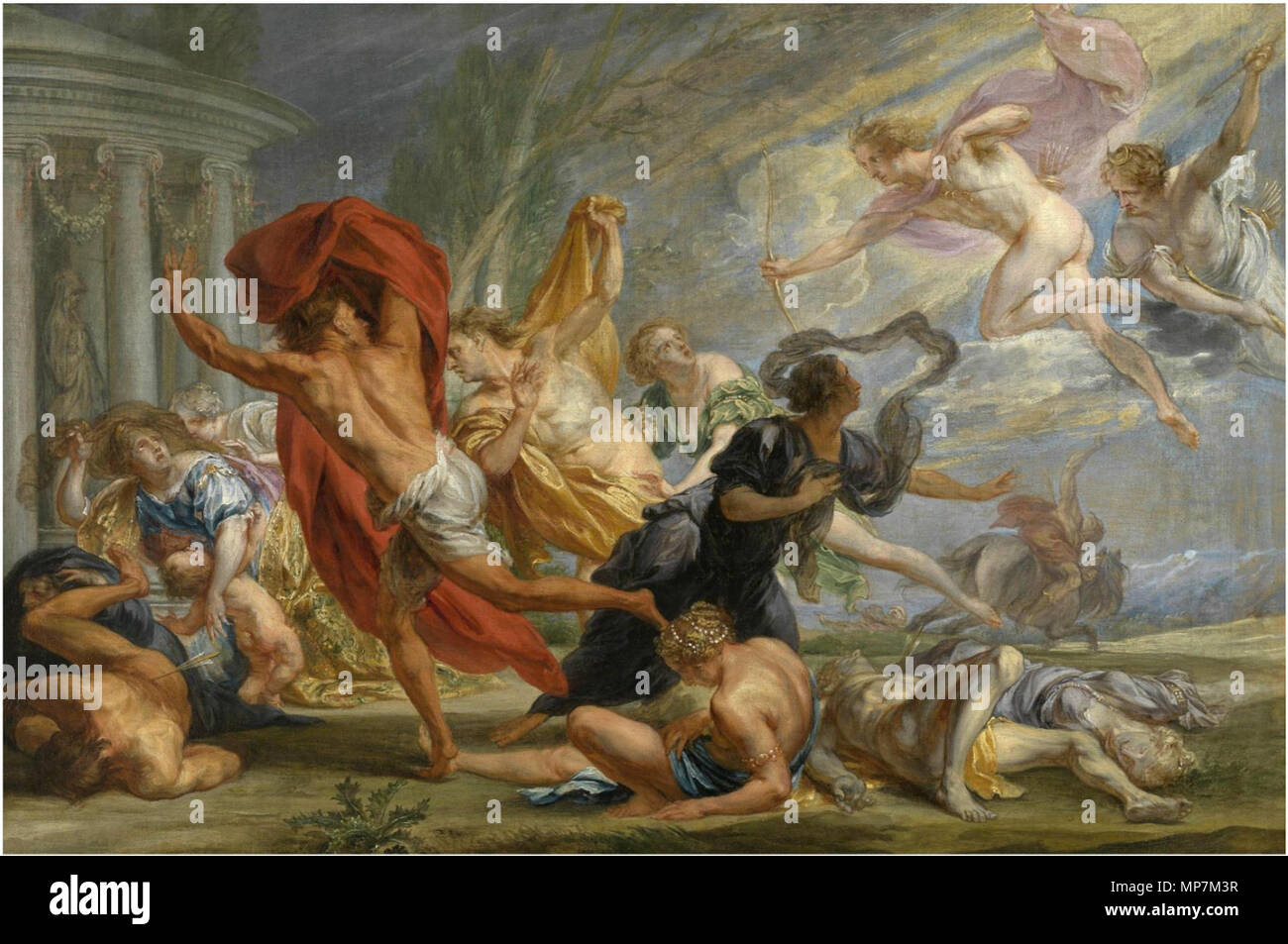 Apollo and Diana kill the children of Niobe circa 1630. 695 Jan ...