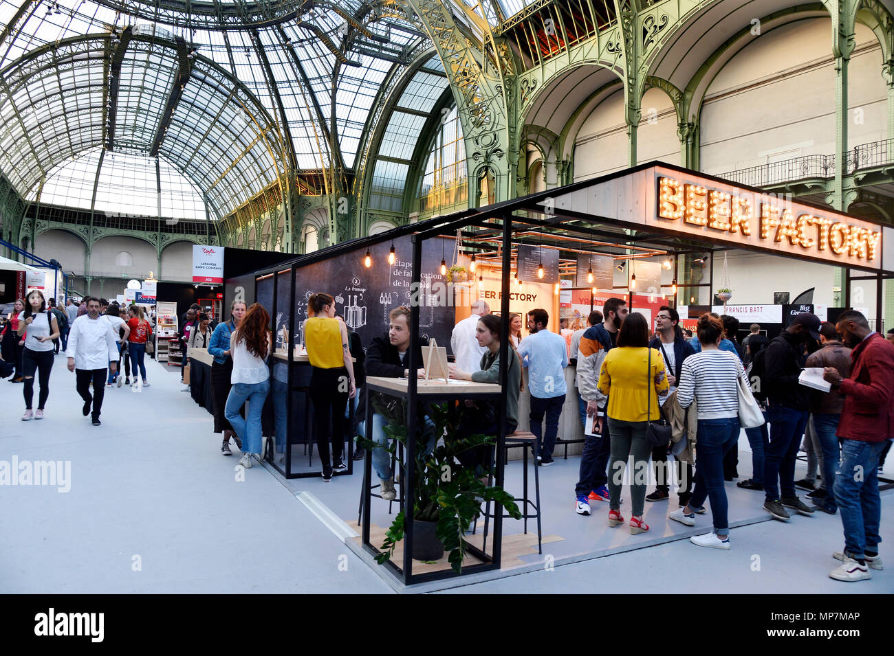 Beer Factory - Taste of Paris - Le Grand-Palais - Paris - France Stock ...