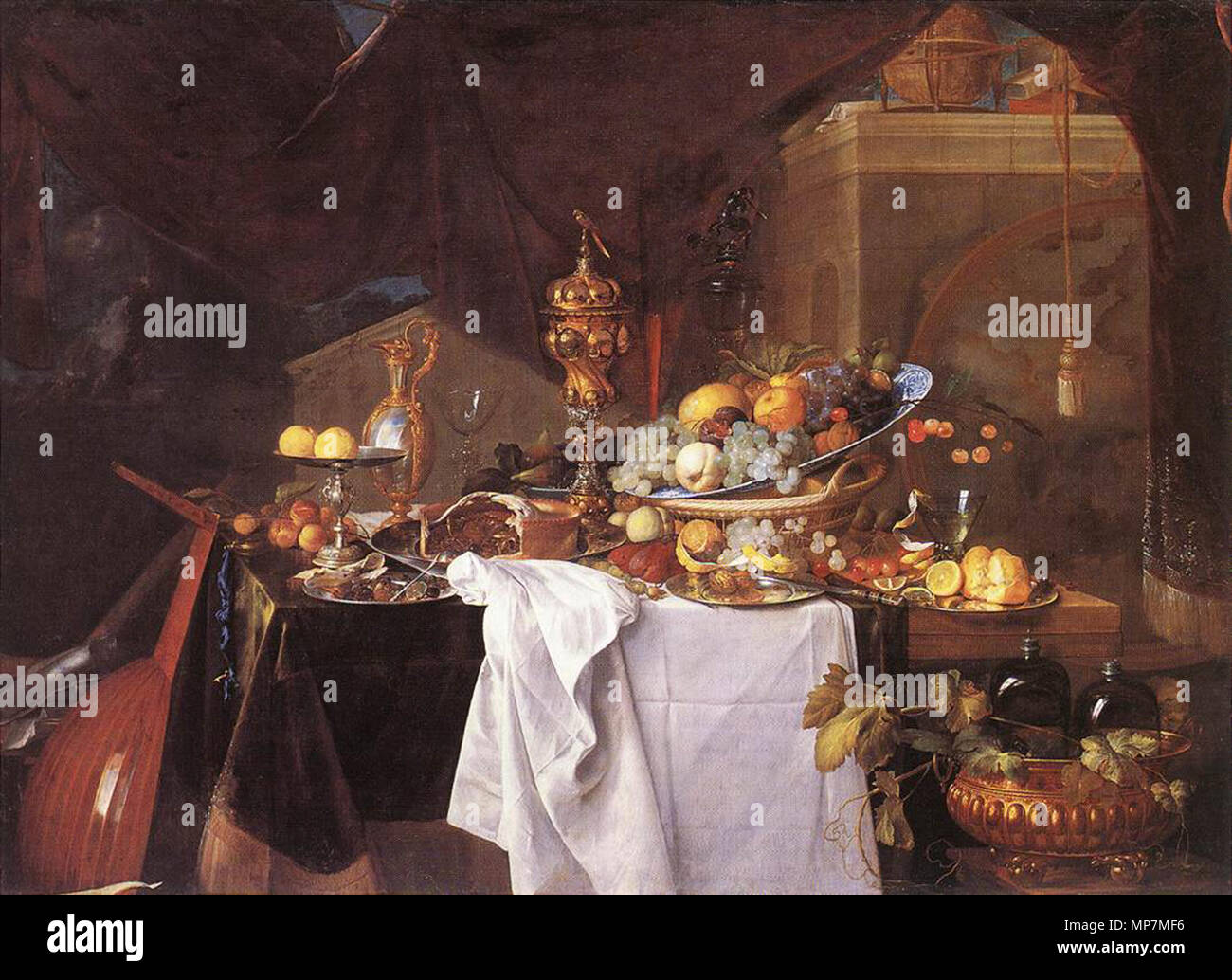 A Table of Desserts 1640. 696 Jan Davidsz. de Heem - A Table of ...