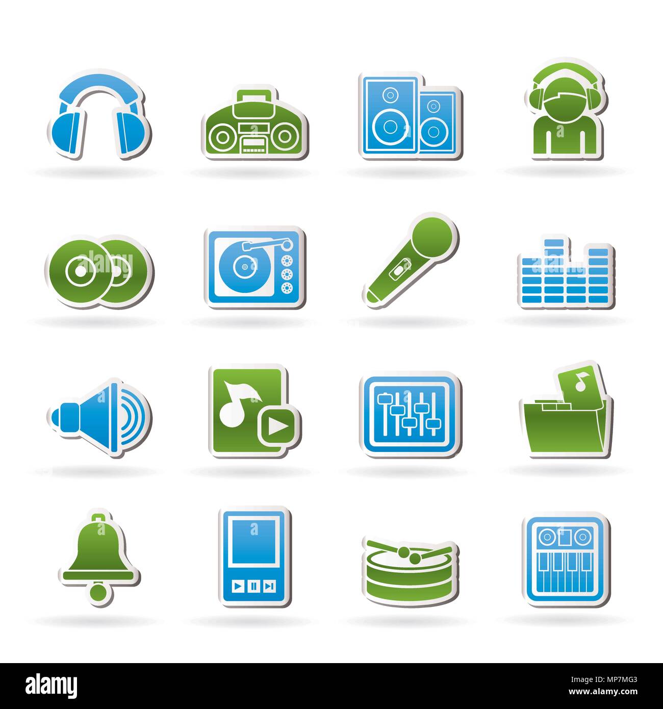 Music and sound Icons - Vector Icon Set Stock Vector Image & Art - Alamy